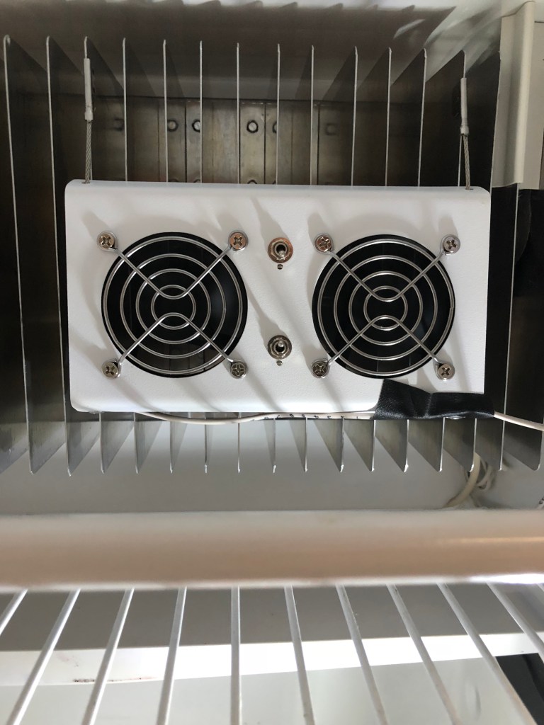 New Interior Reefer Fans – Bill & Jeri RV Travels